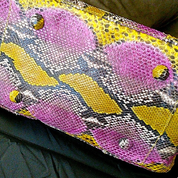 Bags | Genuine Python Matching Bag And Wallet | Poshmark